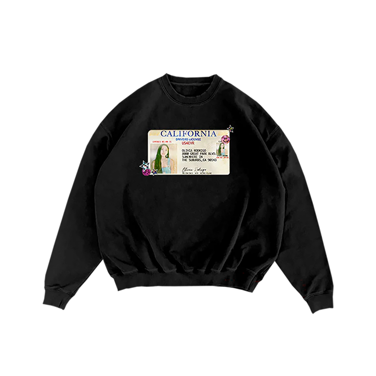 drivers license 5 year anniversary crewneck - The Circle